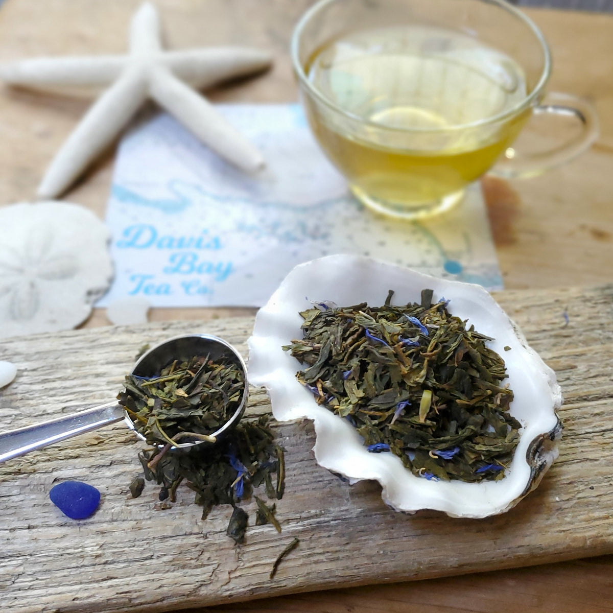 Earl Grey Cream Green Davis Bay Tea Co. | Loose Leaf Teas | Lower Mainland