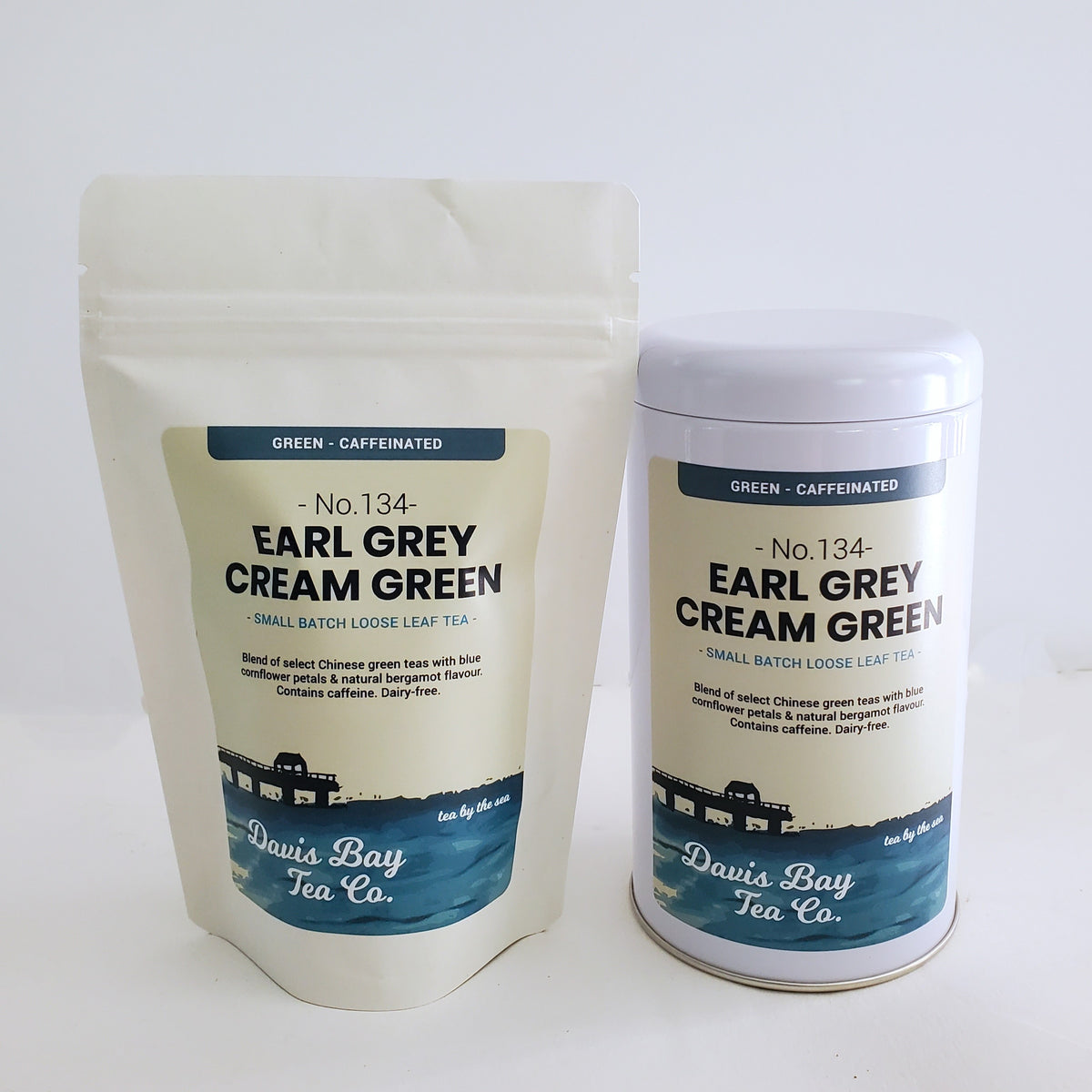 Earl Grey Cream Green Davis Bay Tea Co. | Loose Leaf Teas | Lower Mainland