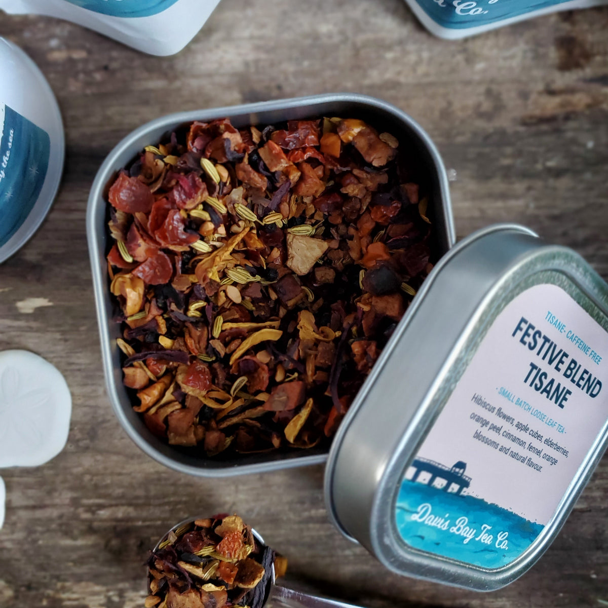 Festive Tea- Holiday Blend Davis Bay Tea Co. | Loose Leaf Teas | Lower ...