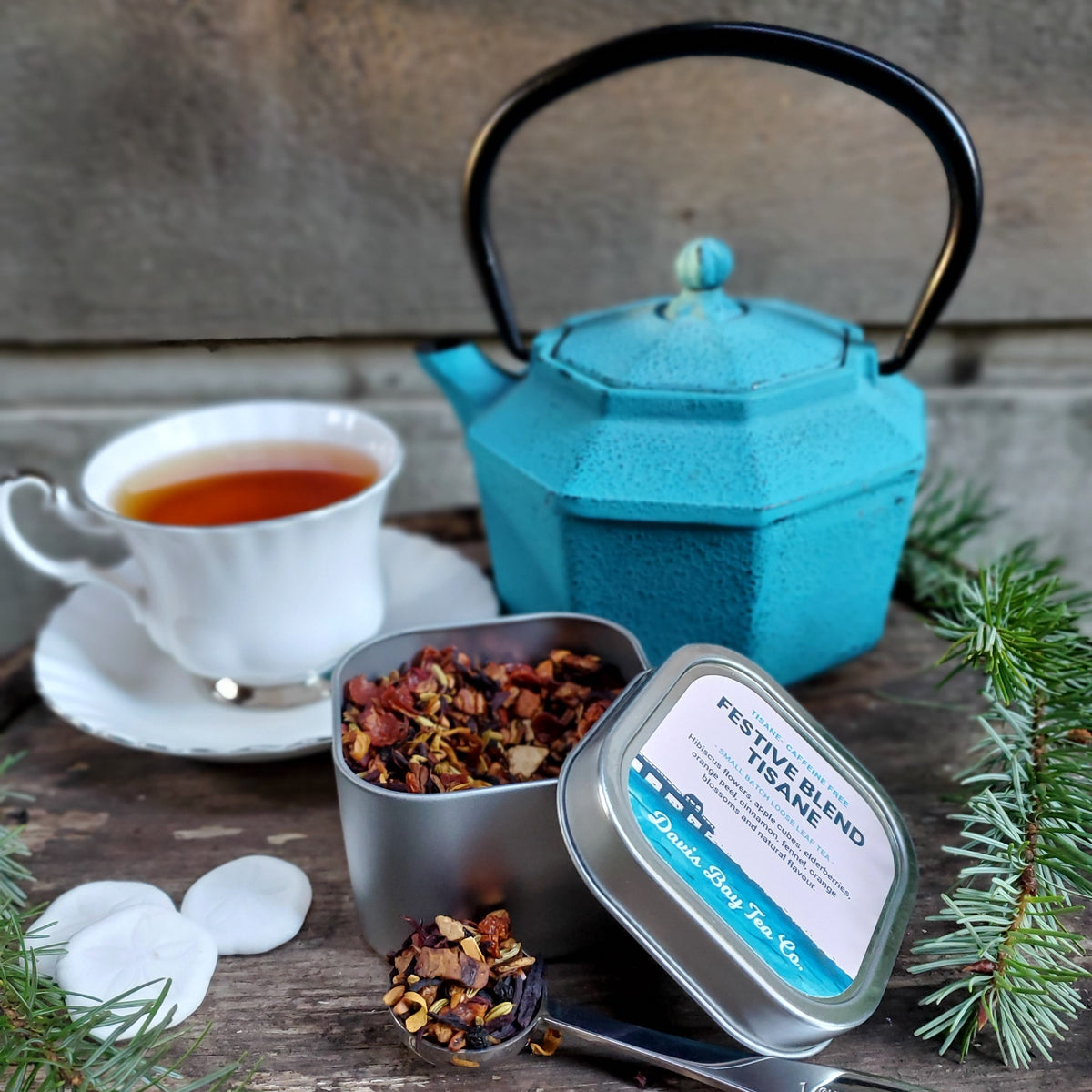 Festive Tea- Holiday Blend Davis Bay Tea Co. | Loose Leaf Teas | Lower ...