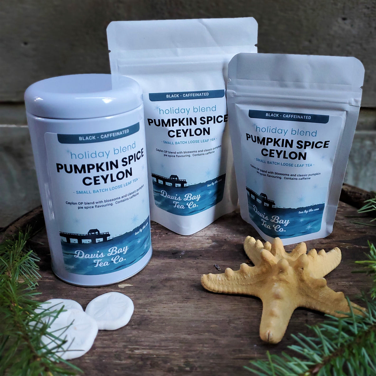 Pumpkin Spice Ceylon- Holiday Blend Davis Bay Tea Co. | Loose Leaf Teas ...