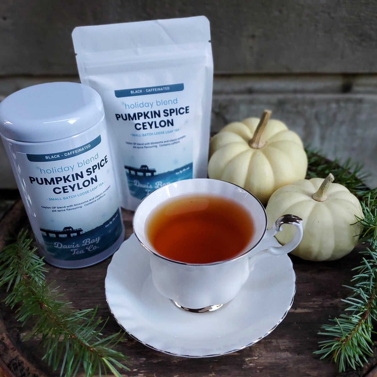 Pumpkin Spice Ceylon- Holiday Blend Davis Bay Tea Co. | Loose Leaf Teas ...